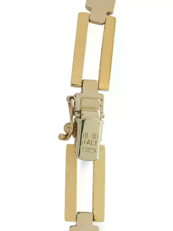 Roberto Coin Ruby Bar-link Necklace - Gold