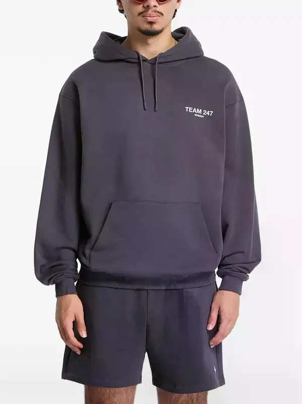 REPRESENT Team 247 Logo-print Hoodie
