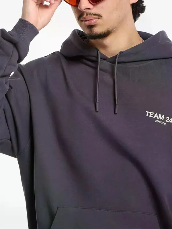 REPRESENT Team 247 Logo-print Hoodie