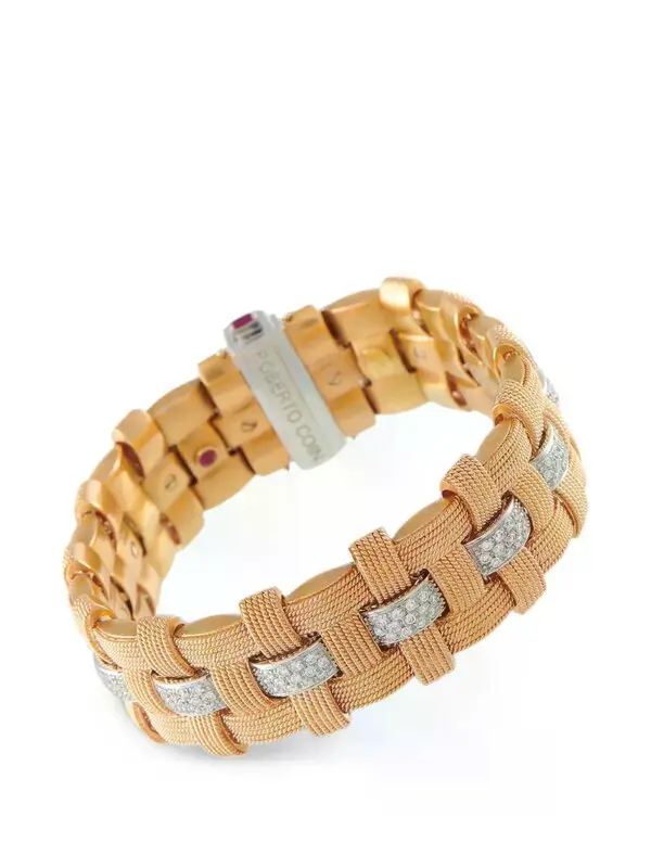 Roberto Coin Appassionata Diamond Bracelet In 18k Rose