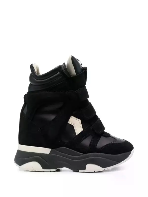Isabel Marant Étoile Balskee Touch-strap Sneakers - Black