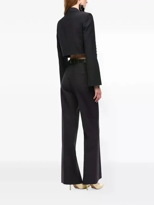 Pinko Lace-up Cropped Jacket