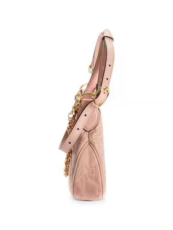 Gucci Gg Matelassé Shoulder Bag - Pink