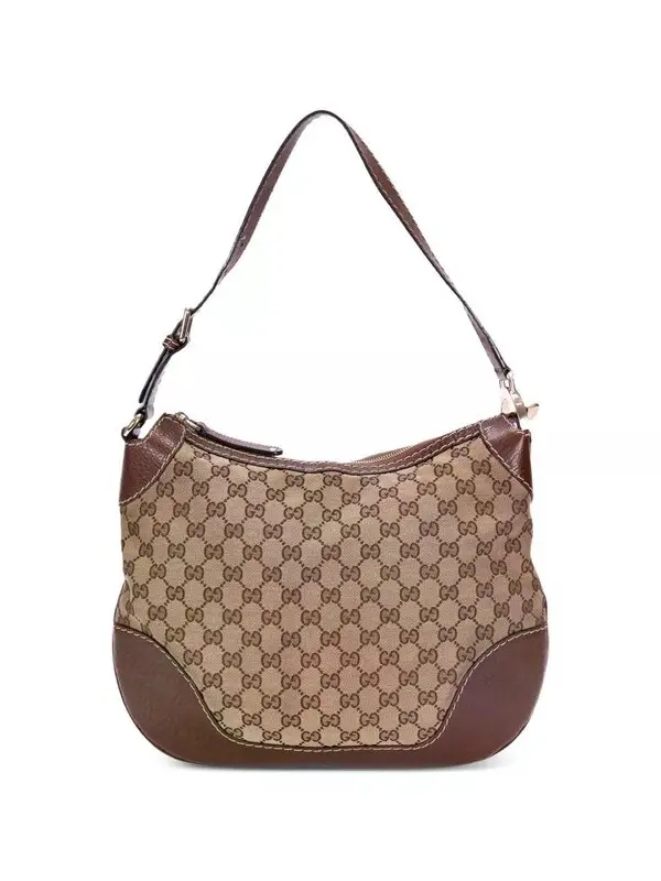 Gucci Charlotte Gg Canvas Shoulder Bag - Neutrals