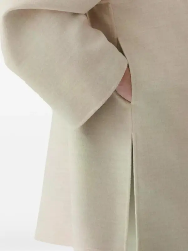 Fabiana Filippi Zip-up High-neck Coat