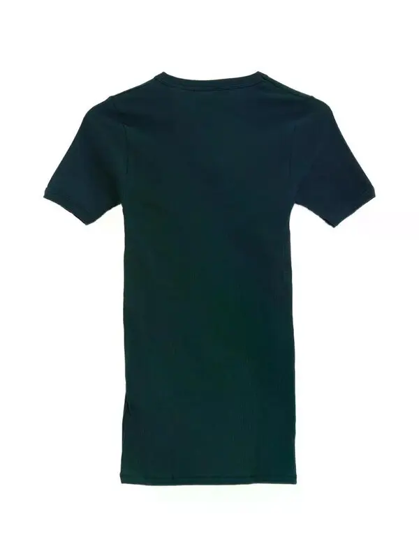 BASERANGE Heart-cutout Ribbed T-shirt