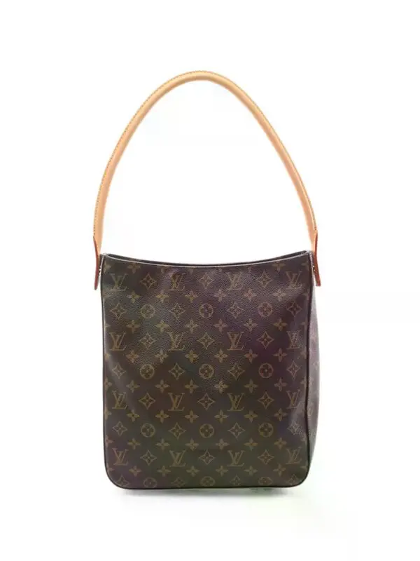 LOUIS VUITTON Monogram Canvas Looping Gm Shoulder Bag - Brown
