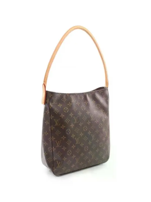 LOUIS VUITTON Monogram Canvas Looping Gm Shoulder Bag - Brown