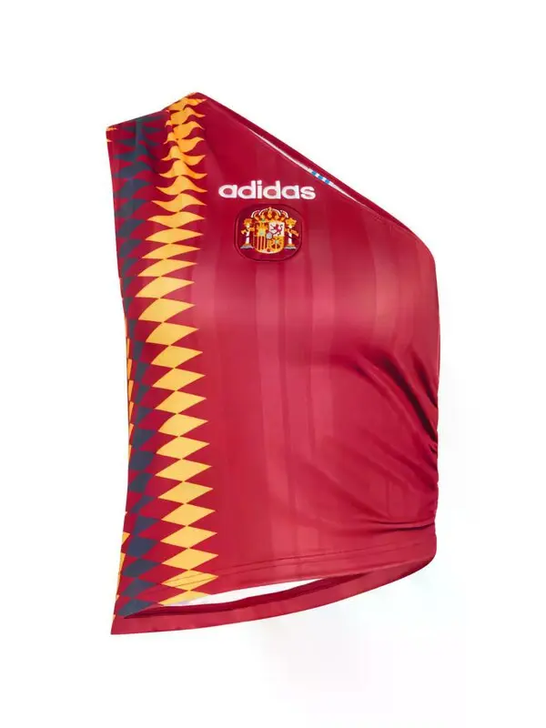 Adidas Spain One-shoulder Top - Red