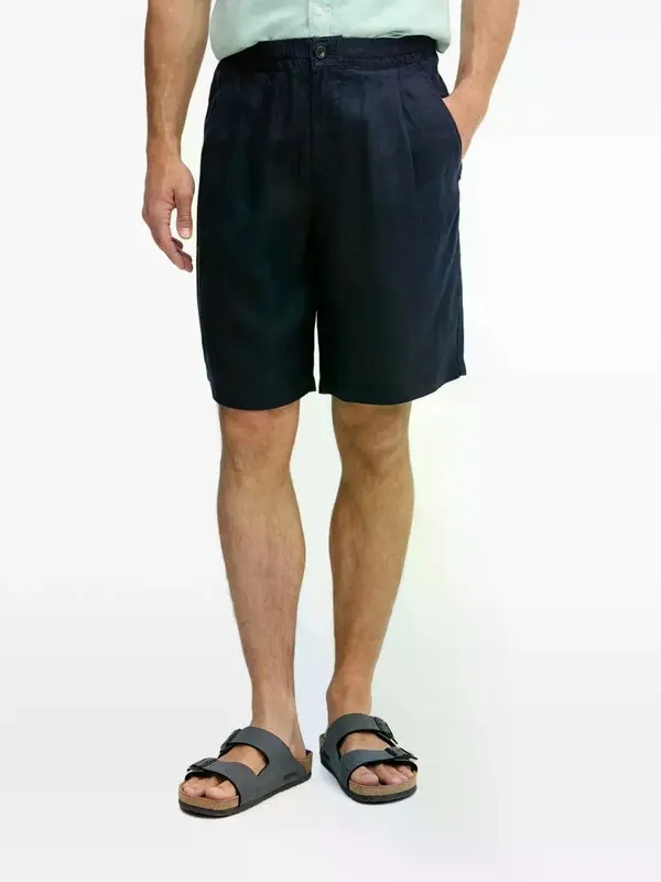 BENETTON Pleated Elasticated-waist Shorts