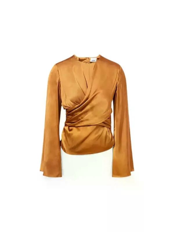 Isabel Marant Étoile Draped Long-sleeve Blouse