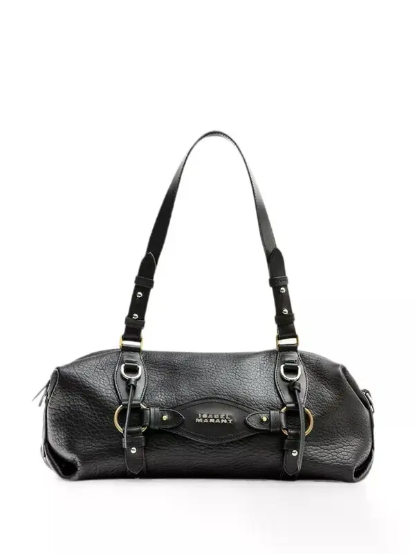 Isabel Marant Étoile Mini Tilpa Buckle-detail Pebbled Shoulder Bag - Black