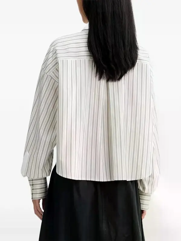 Rag & Bone Marin Cropped Shirt - White