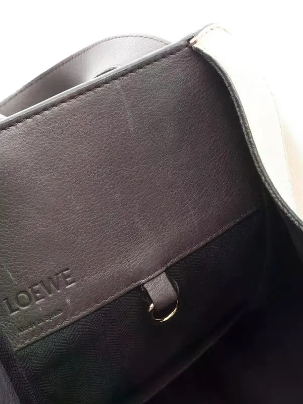 Loewe Medium Hammock Leather Tote Bag - Neutrals