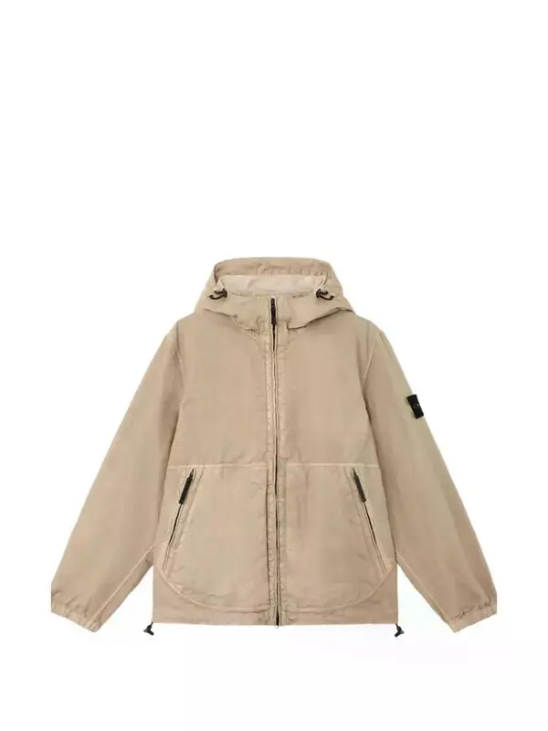 Stone Island Logo-patch Hooded Jacket
