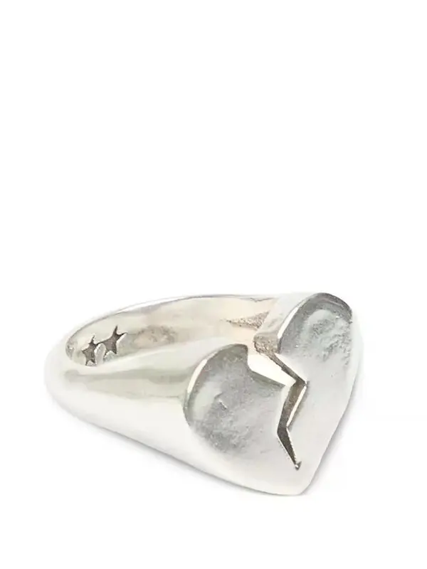 TWOJEYS Broken Heart Motif Ring
