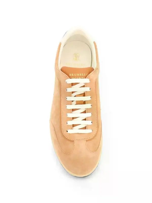 Brunello Cucinelli Suede Panelled Sneakers