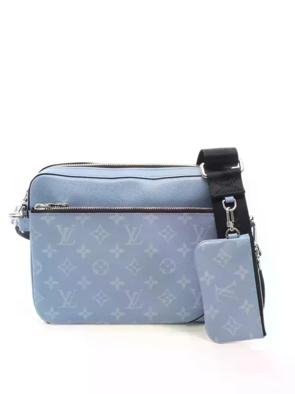 LOUIS VUITTON Taigarama Trio Messenger Bag - Blue