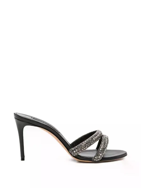 Casadei Crystal-embellished Heeled Sandals