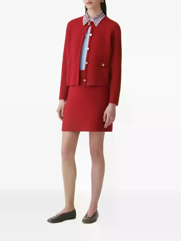 Fabiana Filippi Embellished Collar Poplin Shirt