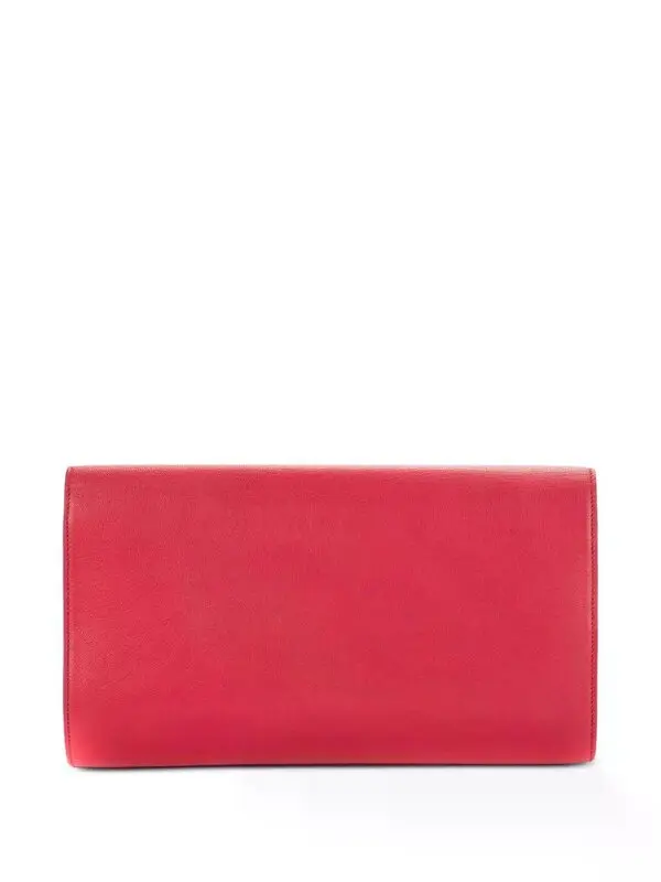 Saint Laurent Belle De Jour Clutch Bag - Red