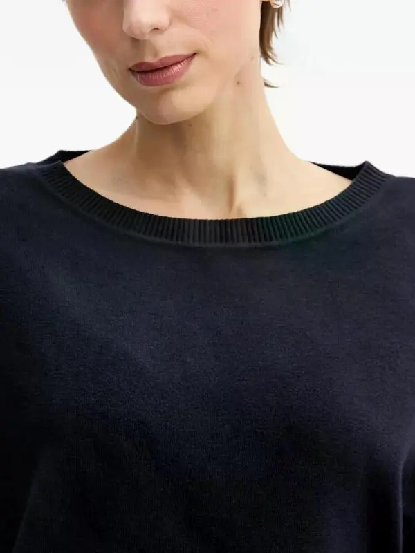 BENETTON Ribbed-trim Crew-neck Sweater