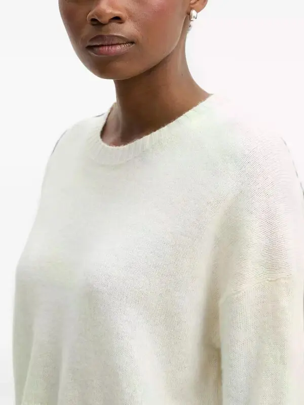 BENETTON Ribbed-trim Drop-shoulder Sweater