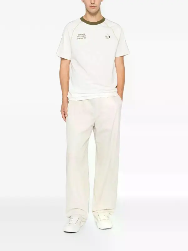 SERGIO TACCHINI Logo-embroidered T-shirt