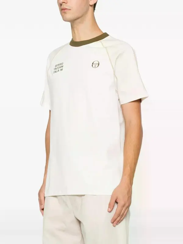 SERGIO TACCHINI Logo-embroidered T-shirt