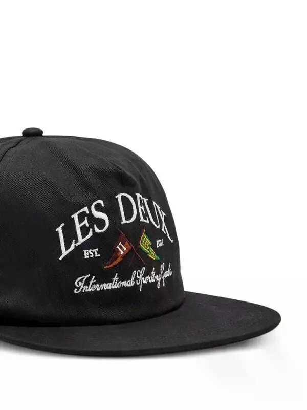LES DEUX Logo Embroidered Baseball Cap