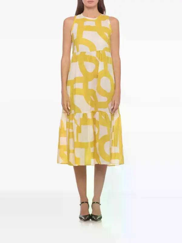 EMME Tabarin Sleeveless Midi Dress