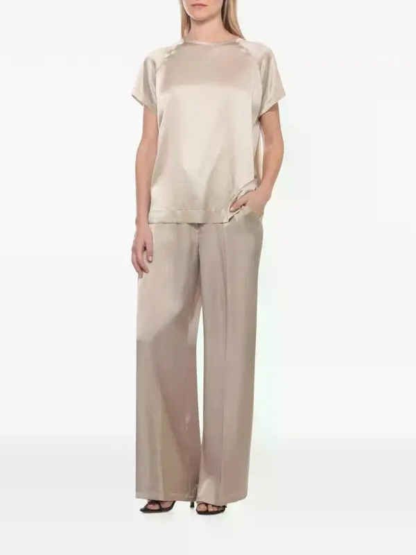 PANICALE Raglan Sleeve Top With Keyhole Detail