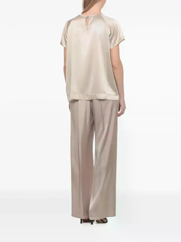 PANICALE Raglan Sleeve Top With Keyhole Detail