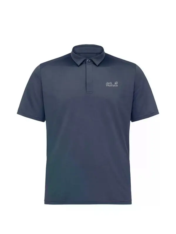 JACK WOLFSKIN Delgami Logo-print Polo Shirt