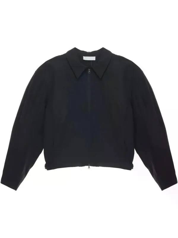 AMOMENTO Zip-up Collared Jacket