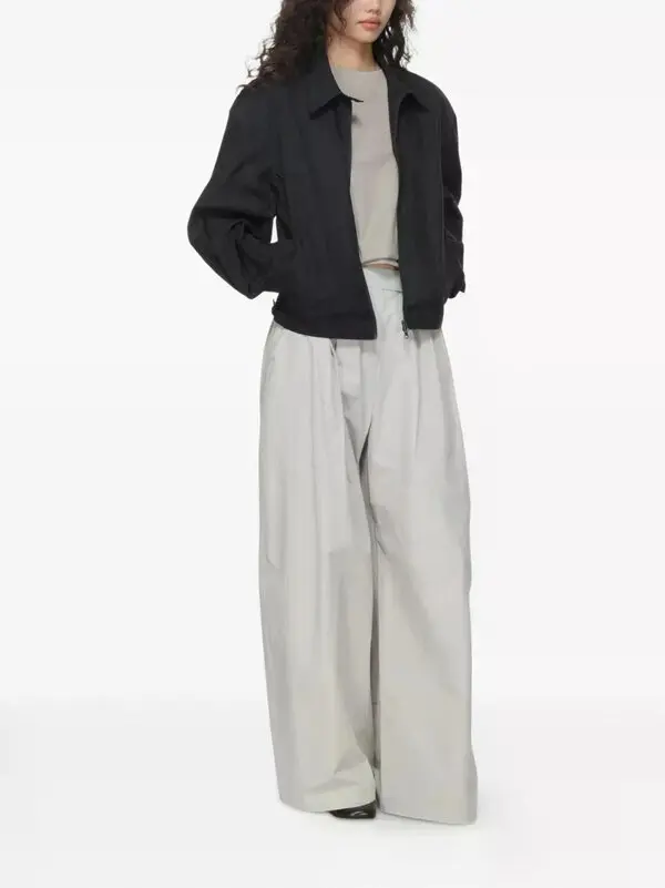 AMOMENTO Zip-up Collared Jacket