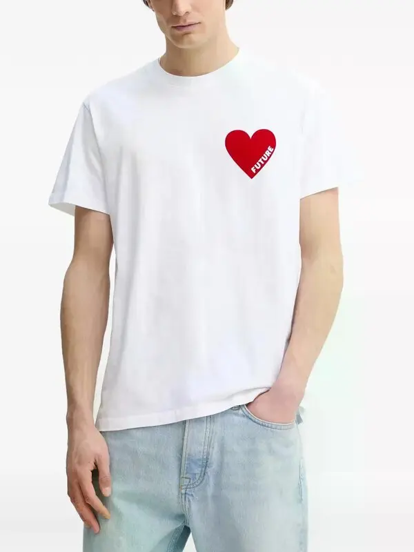 From Future Heart-print T-shirt - White