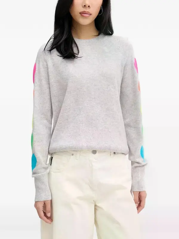 From Future Heart Intarsia Raglan-sleeve Sweater