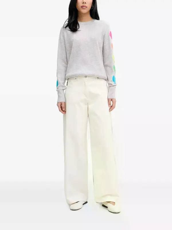 From Future Heart Intarsia Raglan-sleeve Sweater
