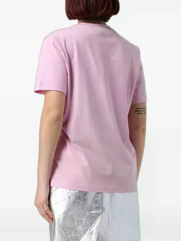 MSGM Logo-print Cotton T-shirt