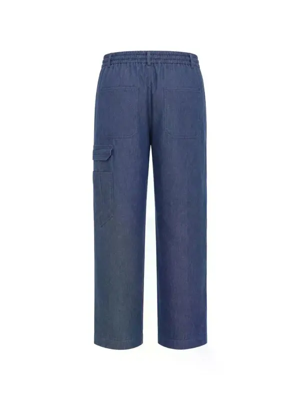 PT TORINO Cotton Drawstring Pleated Trousers