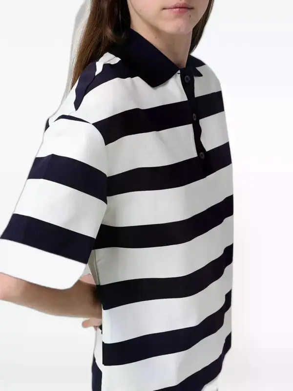 Max Mara Striped Short-sleeve Polo Shirt