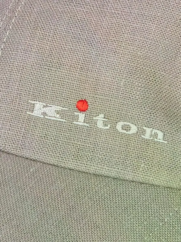 Kiton Embroidered Logo Baseball Cap