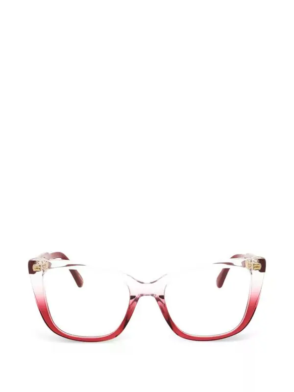 Moschino Cat-eye Frame Eyeglasses - Red