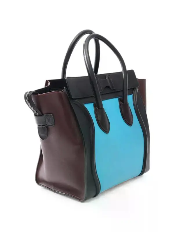 Celine Luggage Leather Tote Bag