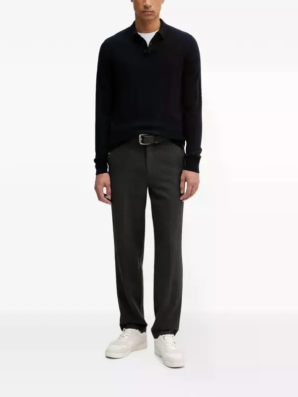 From Future Long-sleeve Polo Sweater