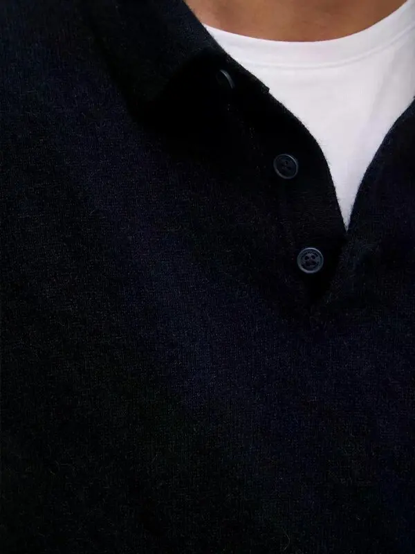 From Future Long-sleeve Polo Sweater