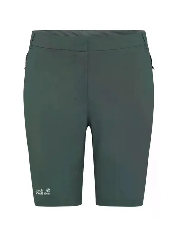 JACK WOLFSKIN Hikeout Logo-print Zip-pocket Shorts