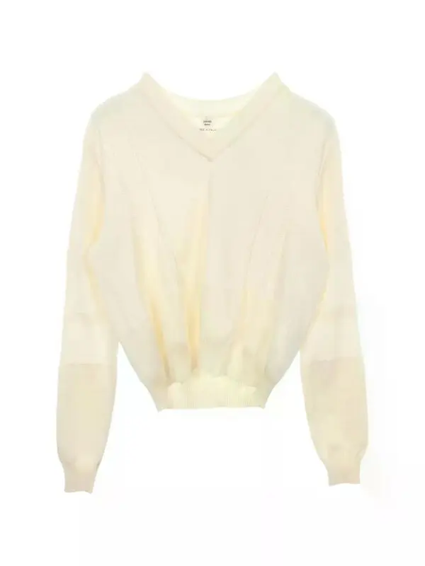 Hermès 2010s V-neck Sweater