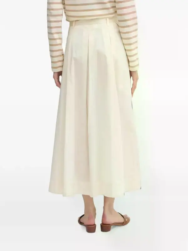 GAUDI Belted Pleated Skirt